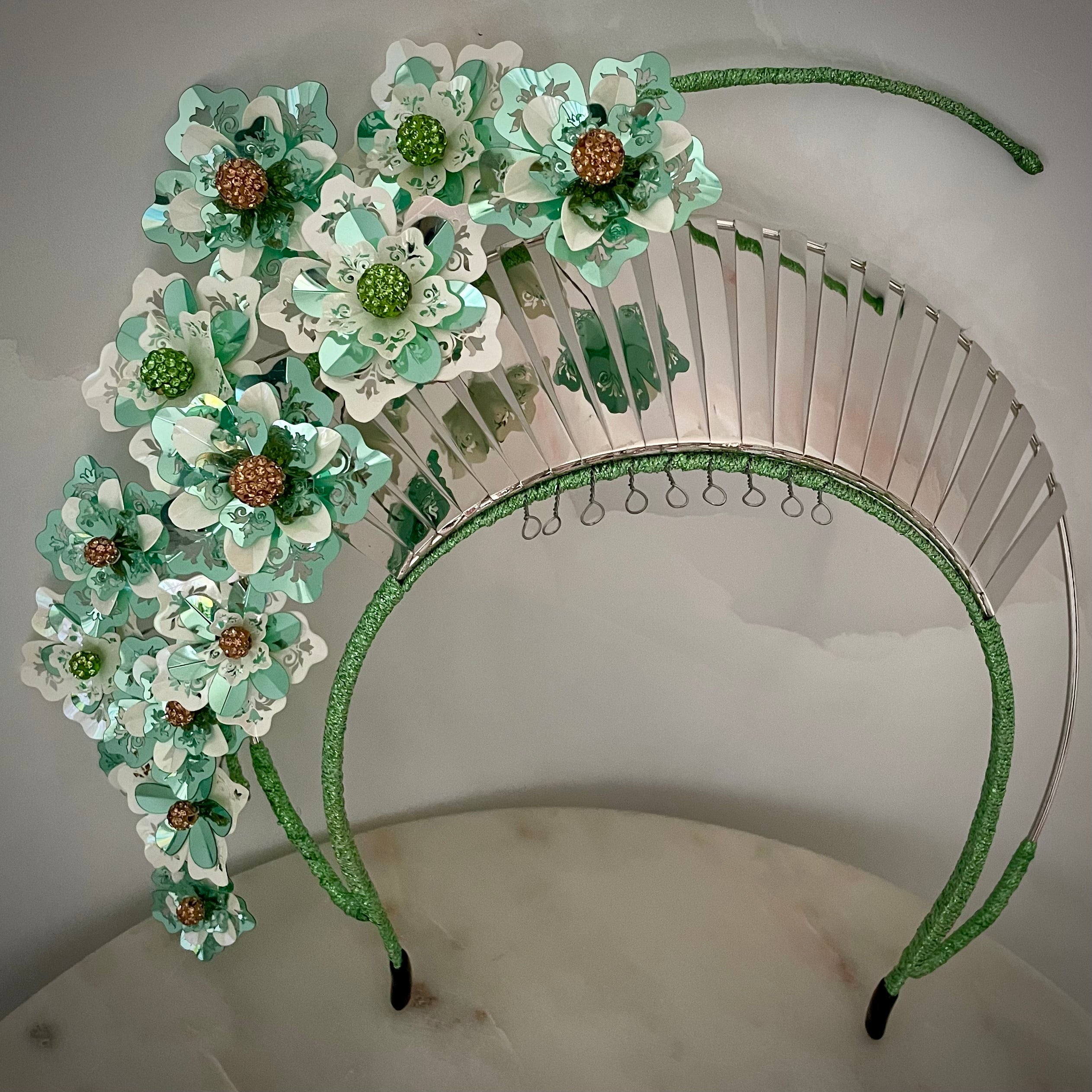 Mrs Fern headpiece – Lisa Nash Millinery