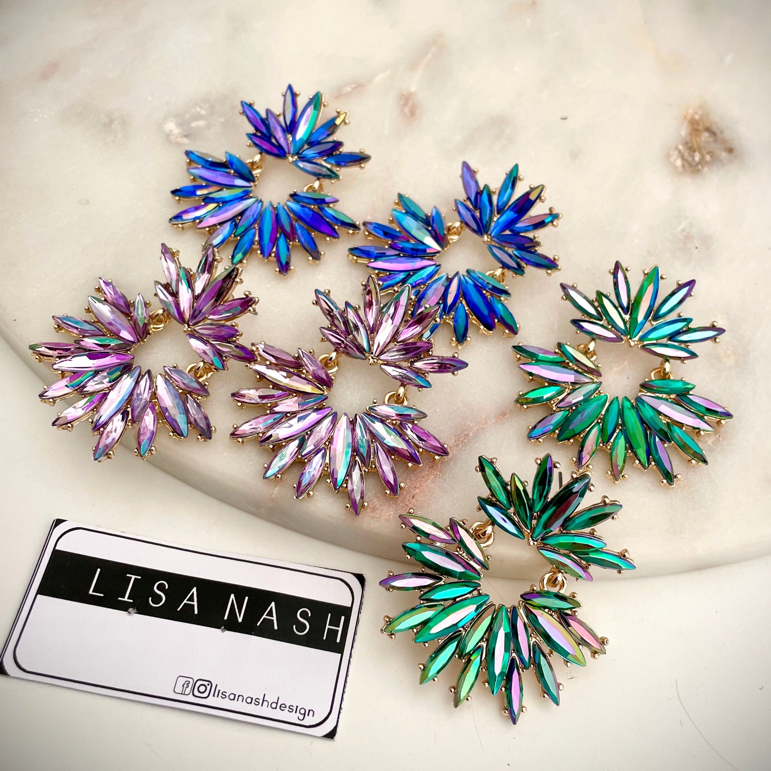 Nella earrings – Lisa Nash Millinery